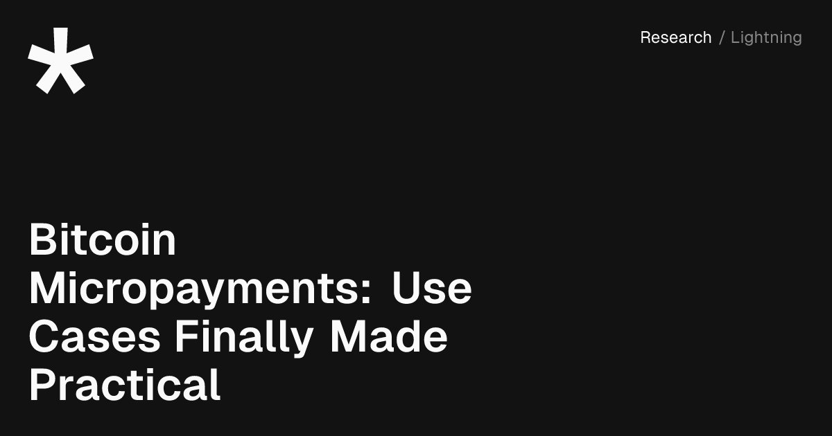 Bitcoin Micropayments: Use Cases Finally Made Practical | Spark
