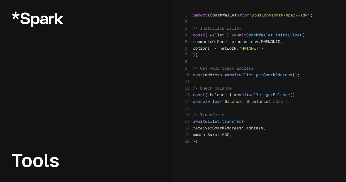 Tools | Spark